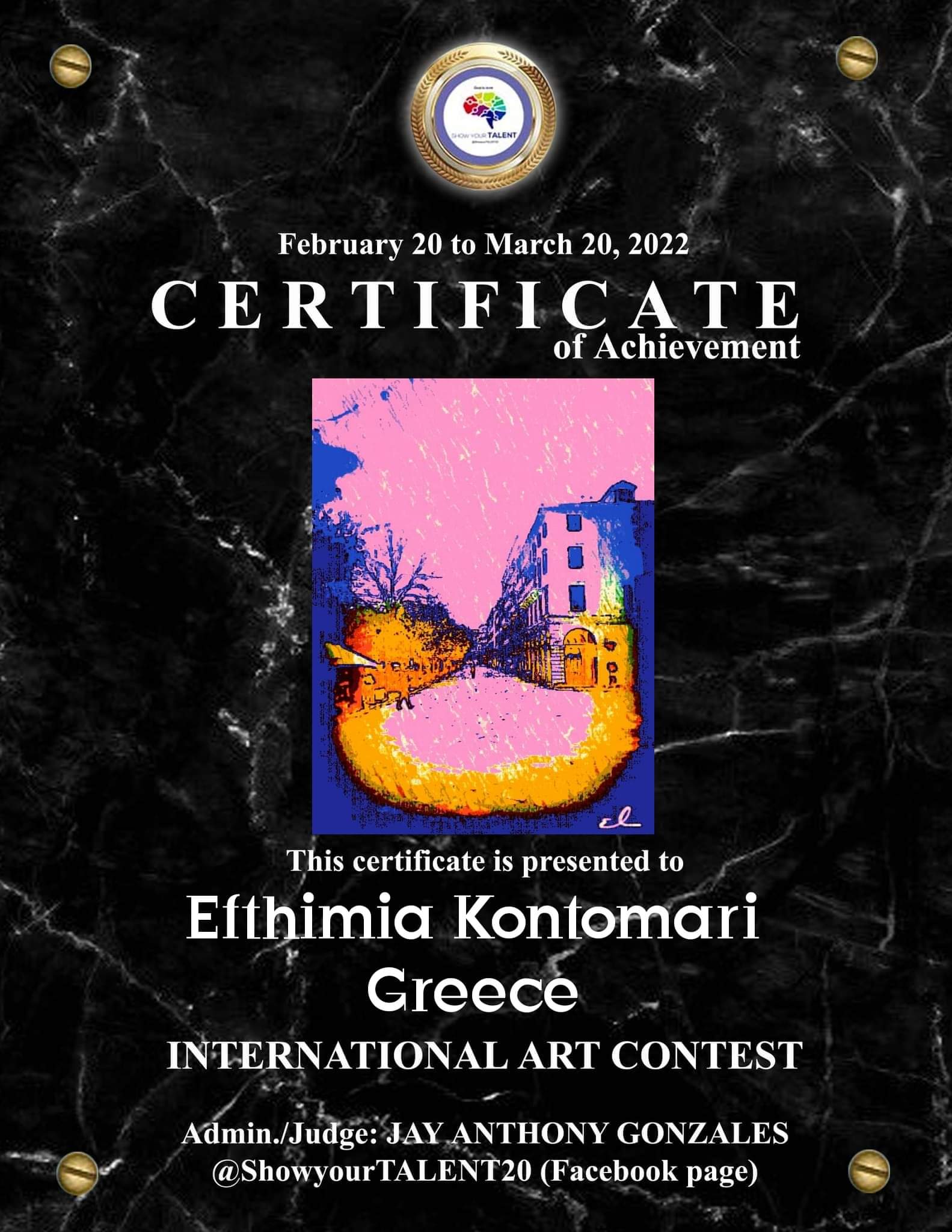 ART EFTHIMIA KONTOMARI - Zervas Art